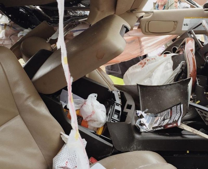 Couple Crushed In Mangled Truck, Woman Spots Smiling Man At Window ...