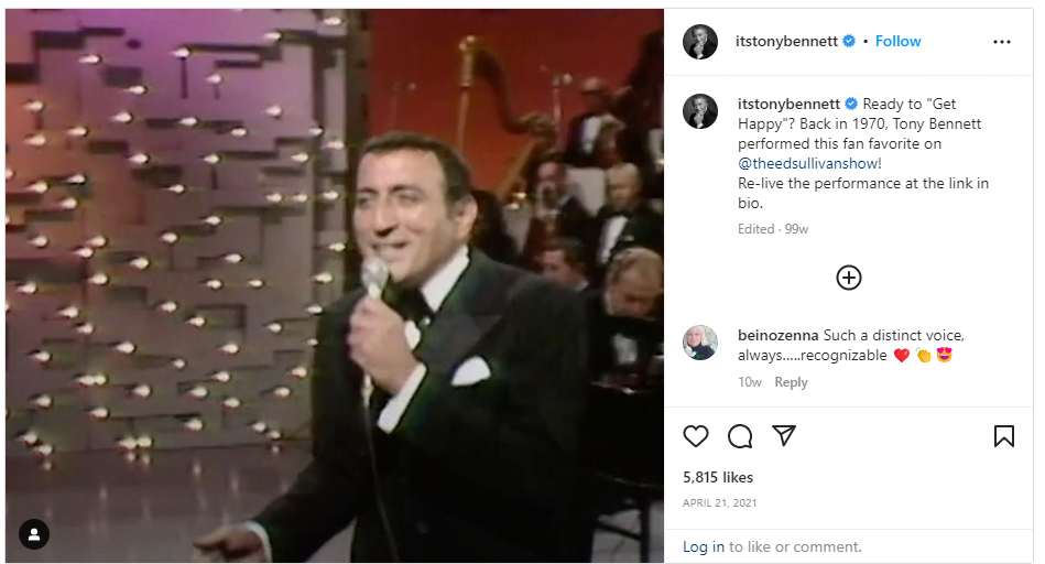 Music legend Tony Bennett is battling Alzheimer’s diagnosis - Story Url