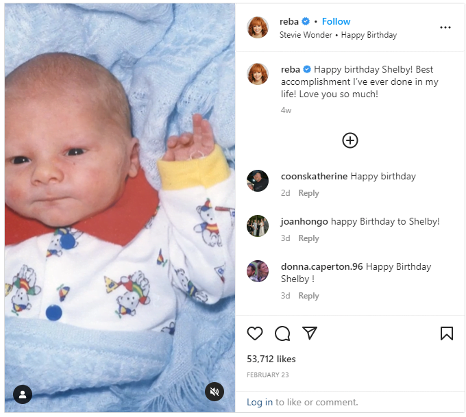 Reba Mcentire Makes A Surprising Confession About Her Son Shelby Story Url