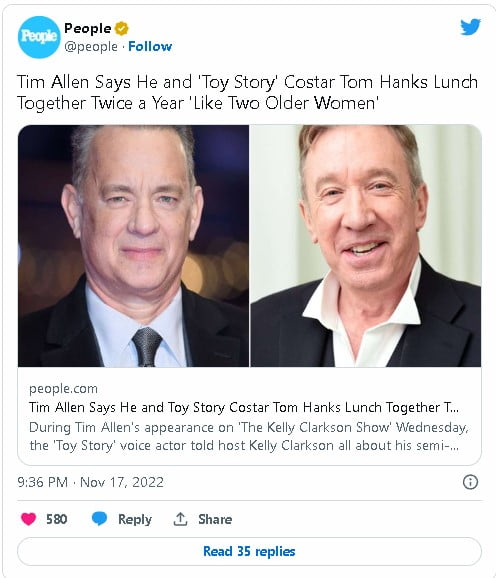 Tim Allen reveals why he’s never trusted a human being as much as his ...