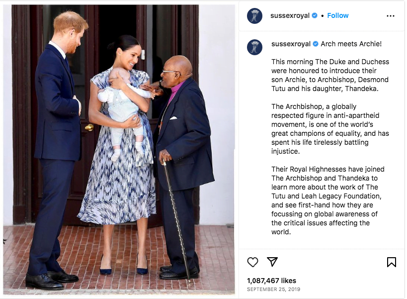 Meghan and Harry’s friend shares picture of Archie – inside his ‘low ...