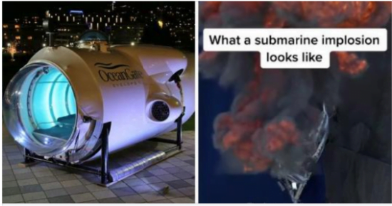 Upsetting Videos Show What The Implosion Of The Titanic Submersible ...